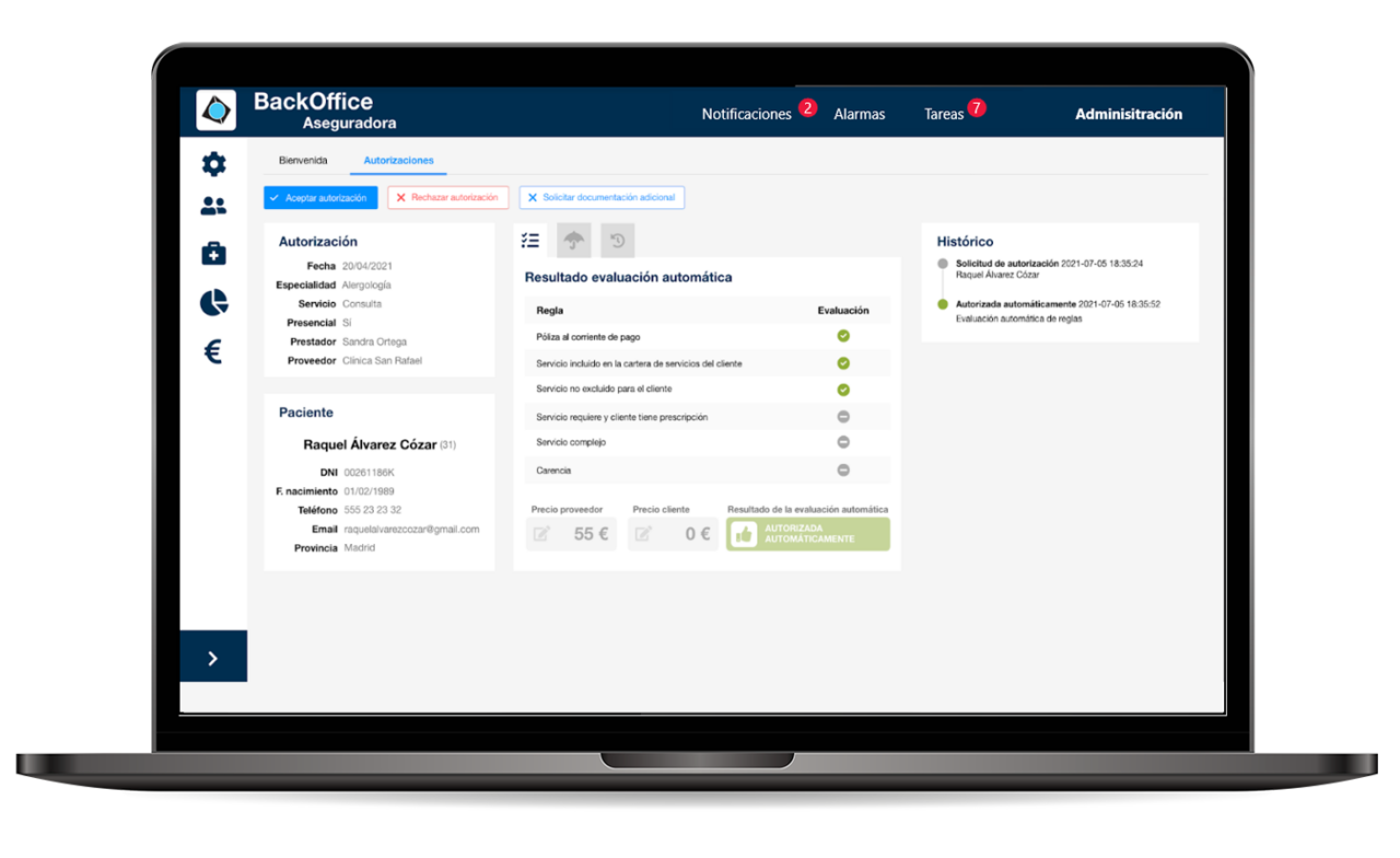 Core de Salud para Entidades Aseguradoras | Delonia Software - Soluciones y Servicios IT