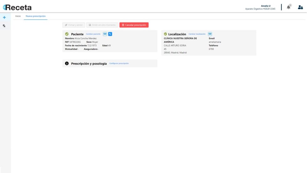 eReceta | Delonia Software - Soluciones y Servicios IT